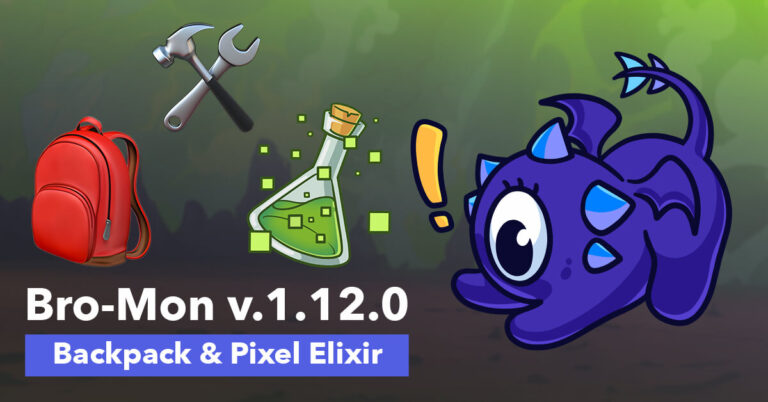 Bro-Mon v1.13.0 – Backpack Upgrades, New Items, and Fixes | Bro-Mon World